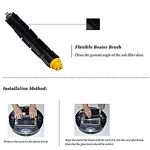 I clean iRobot Roomba 675 Replacement Parts, Robot Vacuum Parts Fit for Roomba 690 675 650 605 680 660 595 585 564 552 Robotic Vacuum