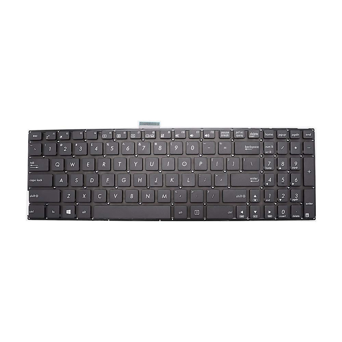New Keyboard Replacement for ASUS R515M R515MA X503M X503MA X503SA X553 X553M X553MA X555 X555L X555LD X555LB X555LJ X555LP X555UF X555UJ X554 X554L US