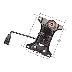 #3312G Replacement Office Chair Tilt Control Mechanism, 8"x6" Hole to Hole