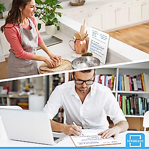 SCRIBBLEDO 2 Pack Small White Board Dry Erase Mini Whiteboard 9x12 Inch Small Dry Erase Board Marker Board Dry Erase Lapboards Handheld Personal White Boards for Students Small Whiteboard