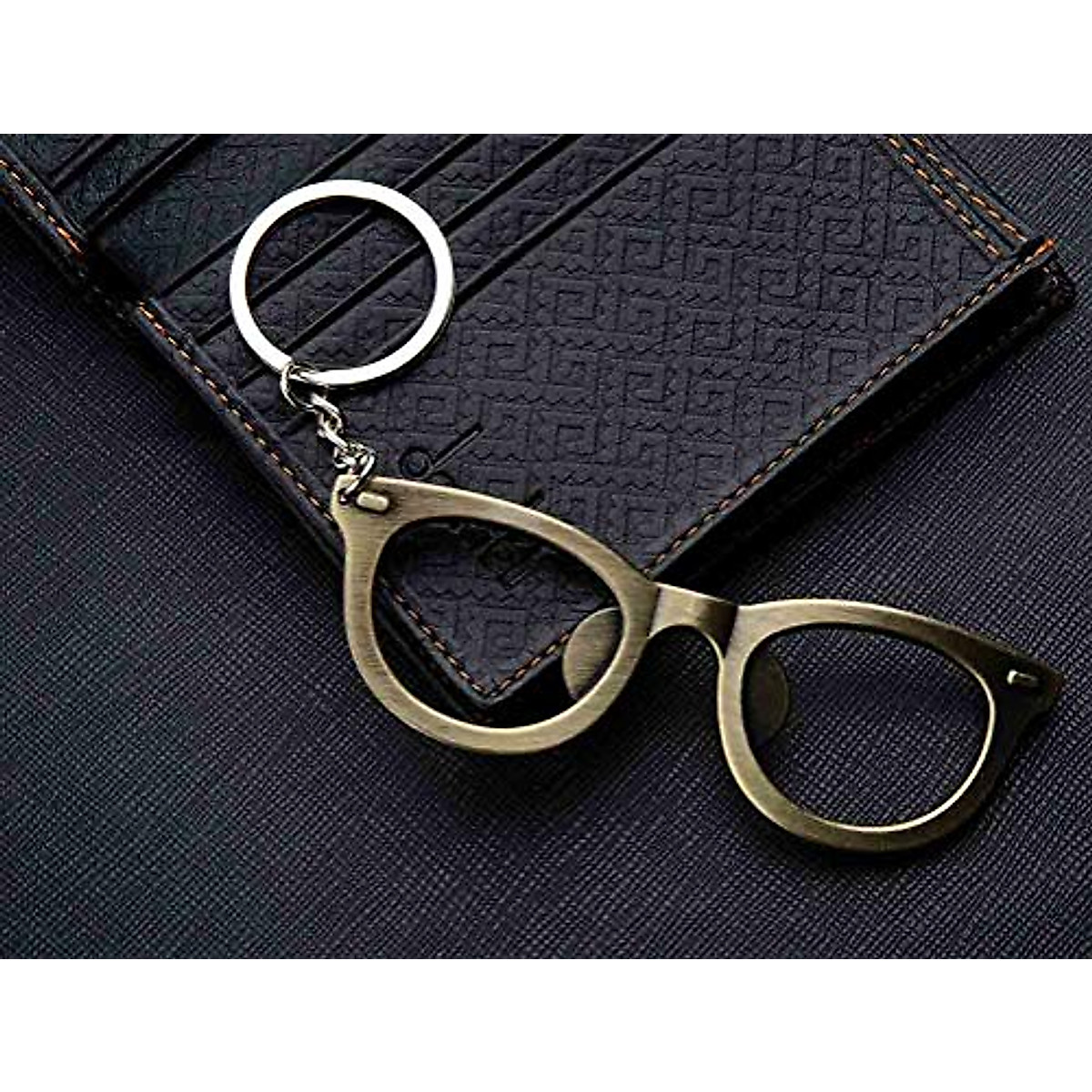 Sun Glasses Bottle Opener, Liangery Travelling Mental Beer Bottle Opener Keychain with Vintage Style