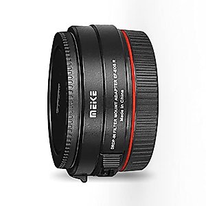 Meike MK-EFTR-C VND Metal Auto-Focus Mount Lens Adapter with Drop-in Variable ND and UV Filters Converter for Canon EF/EF-S Lenses to Canon EOS R and EOS RP R5 R5C R6 Cameras