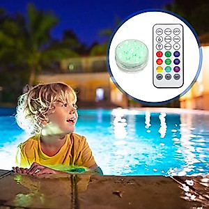 HANABASS 1 Set Suction Vase with Cup Remote Base Lamp White Fish Garden Pool Driving Underwater Ornament Tank Remoter Submersible Aquarium Light Pond Bathtub Lights Fountain for