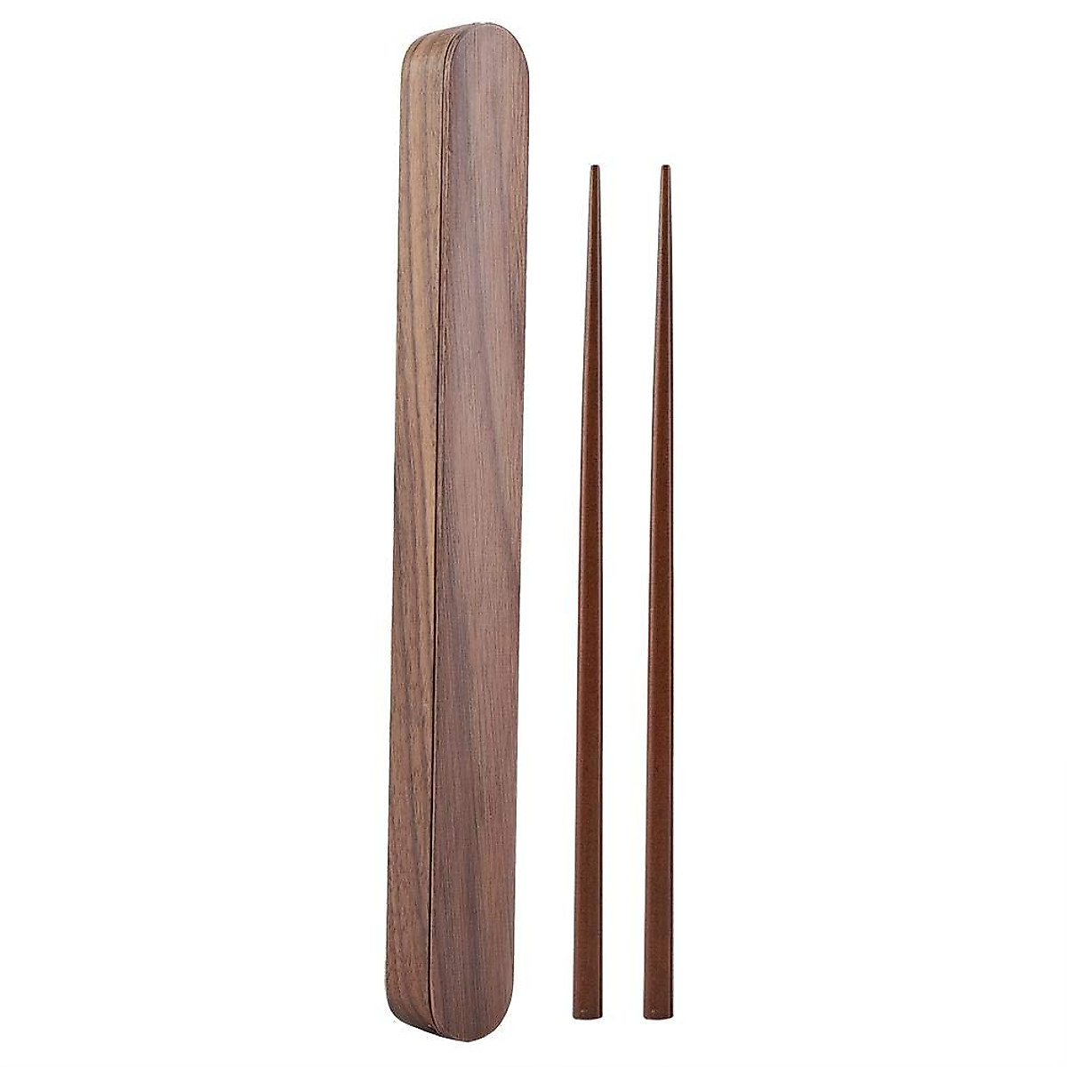 Wooden Chopsticks Set, Wooden Reusable Chopsticks Set with Chopsticks Case Easy to Carry Eco-friendly