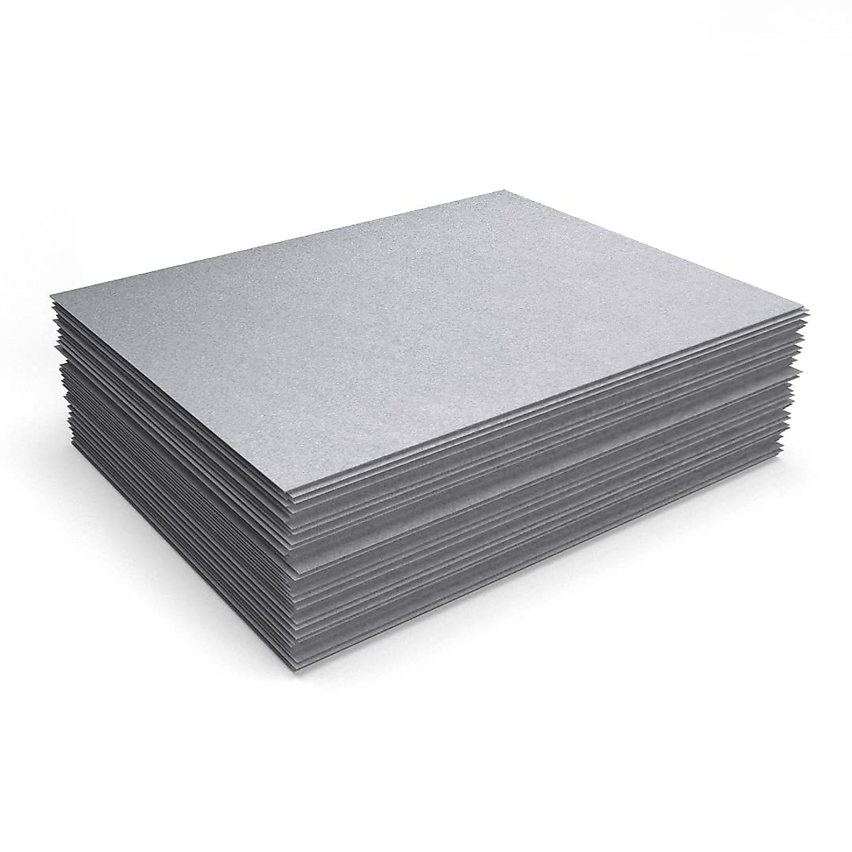 LUXPaper 8.5" x 11" Paper | Letter Size | Silver Metallic | 80lb. Text | 50 Qty
