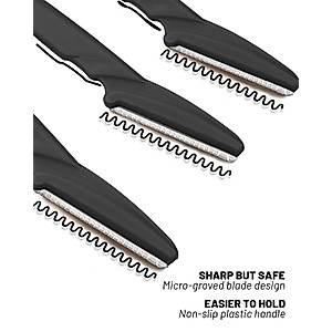 Eyebrow Razor for Women, 12 Pcs Dermaplaning Tool for Face Professional, Face Razor for Women Facial Hair Remover Black