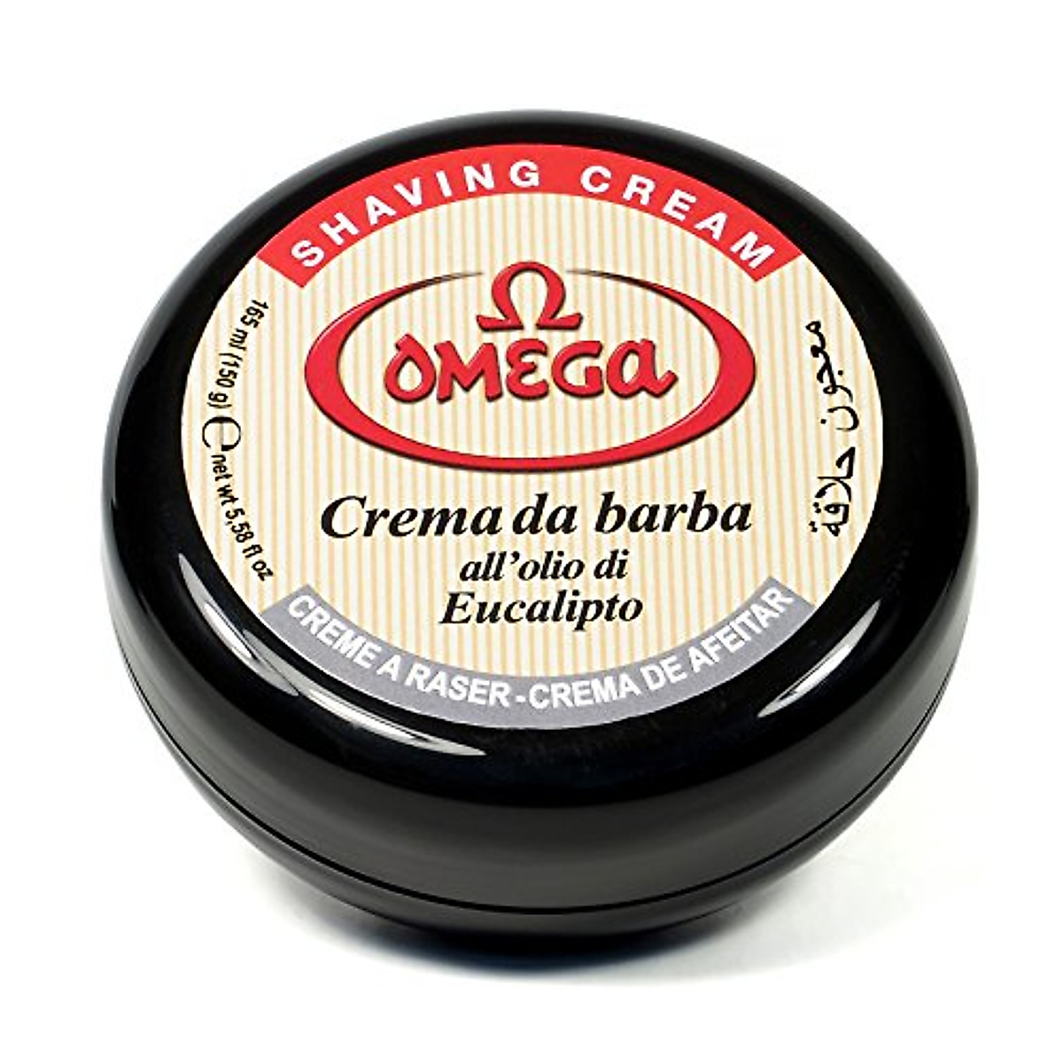 Omega 46001 Shaving Soap in Bowl- 2 Pack