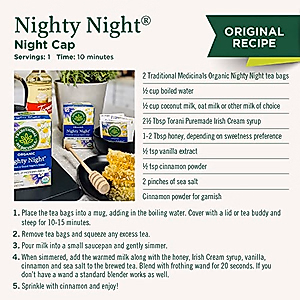 Traditional Medicinals Tea, Organic Nighty Night, Relax & Get a Good Night's Sleep, 96 Tea Bags (6 Pack)