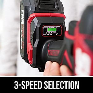 Skil PWRCORE 20 Brushless 20V 1/4 in. Hex Compact Impact Driver Kit with 3-Speed & Halo Light & One-Handed Collet Includes 2.0Ah Battery and Charger- ID6739B-10