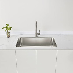 ZUHNE 30-Inch Stainless Steel Single Bowl Undermount Kitchen Sink