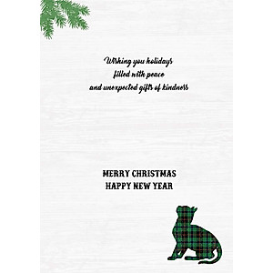 Lux Press Group LPG PERFORMING ARTS BOXED CHRISTMAS CARD SET Peace Set of 18 cards with full color inside designs/18 envelopes (1 design per box)