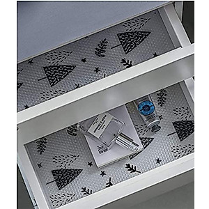 Refrigerator Liners 10 Pcs Washable Non-Slip EVA Fridge Mats for Drawer Placemat and Cupboard Kitchen Non-Adhesive Shelf Cabinets Liner Can Be Cut Refrigerator Pads 17.7"*11.8"