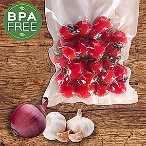 KitVacPak 11x50 2 Pack Vacuum Sealer Bags Rolls with BPA Free and Heavy Duty,Commercial Grade Vacuum Seal Freezer Bags Rolls Compatible with Any Type Vacuum Sealer