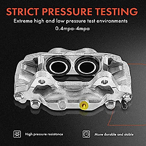 A-Premium Disc Brake Calipers Assembly Without Bracket Compatible with Lexus LS400 1995 1996 1997 1998 1999 2000 V8 4.0L Front Driver and Passenger Side Replace# 4773050100, 4775050100 2-PC Set