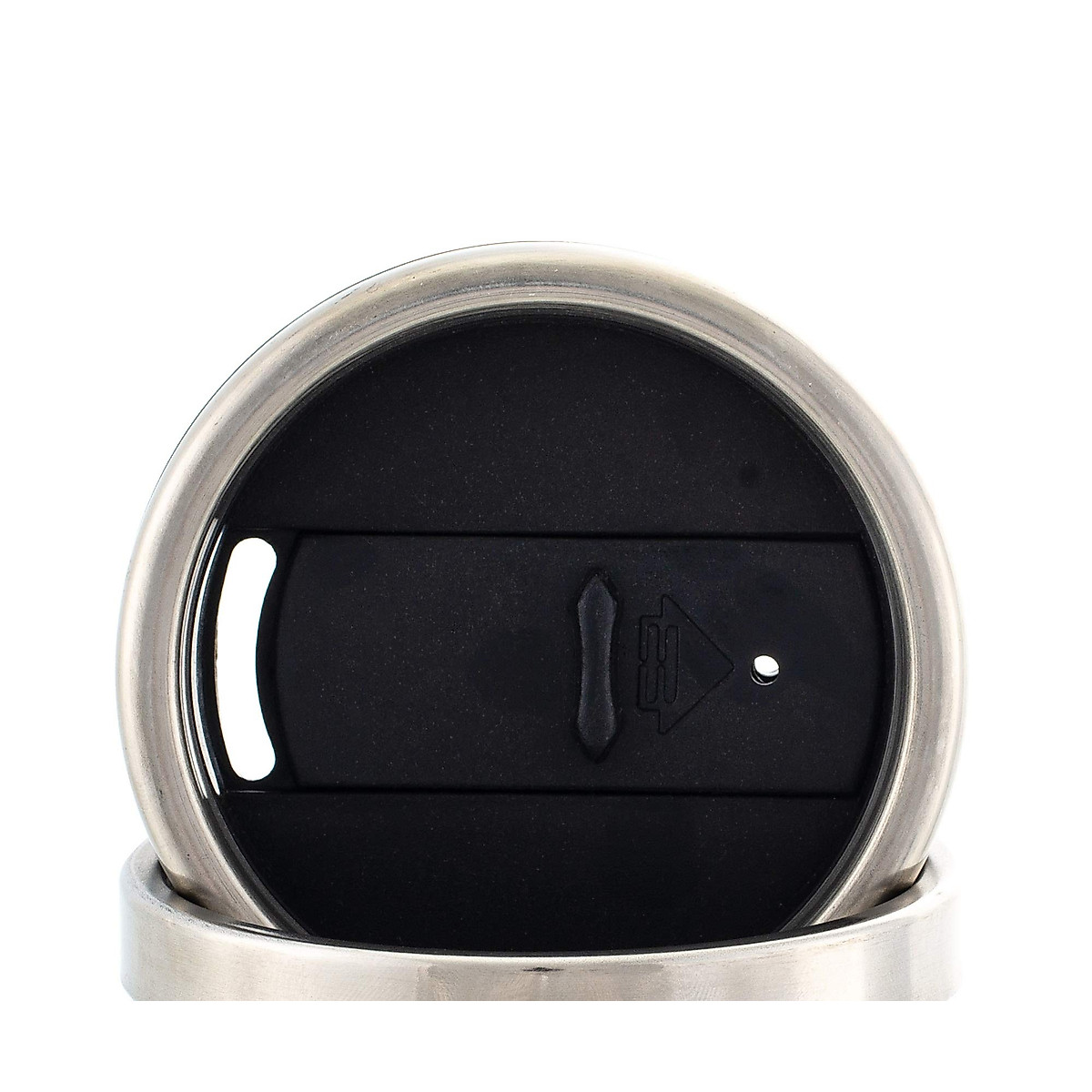 Elanze Designs My Bus Driver Is Full of Awesomesauce Black 16 Ounce Stainless Steel Travel Mug with Lid