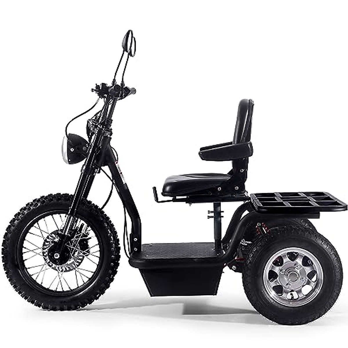 MotoTec Electric Trike 60v 1800w Black