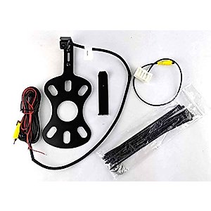 Brandmotion 9002-8848 Rear Vision System with Adjustable Mount Camera for 2007-2018 Jeep Wrangler JK with an Aftermarket Display