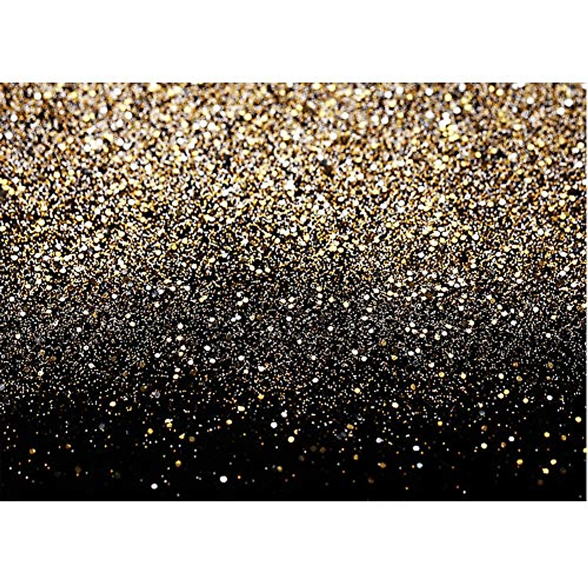 SJOLOON Black and Gold Backdrop Golden Spots Backdrop Vinyl Photography Backdrop Vintage Astract Background for Family Birthday Party Newborn Studio Props 11547(8x6FT)