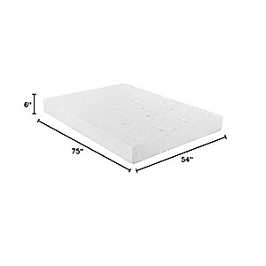 Olee Sleep 6 Inch Ventilated Multi Layered Memory Foam Mattress