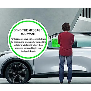 Parking Violation Stickers Notice Parking Violation Stickers Tow Warning You are Illegally Parked Multi Reasons 50 pcs Private Parking Warning Sticker for Car Window Fluorescent Green 5.5X7.5 inch