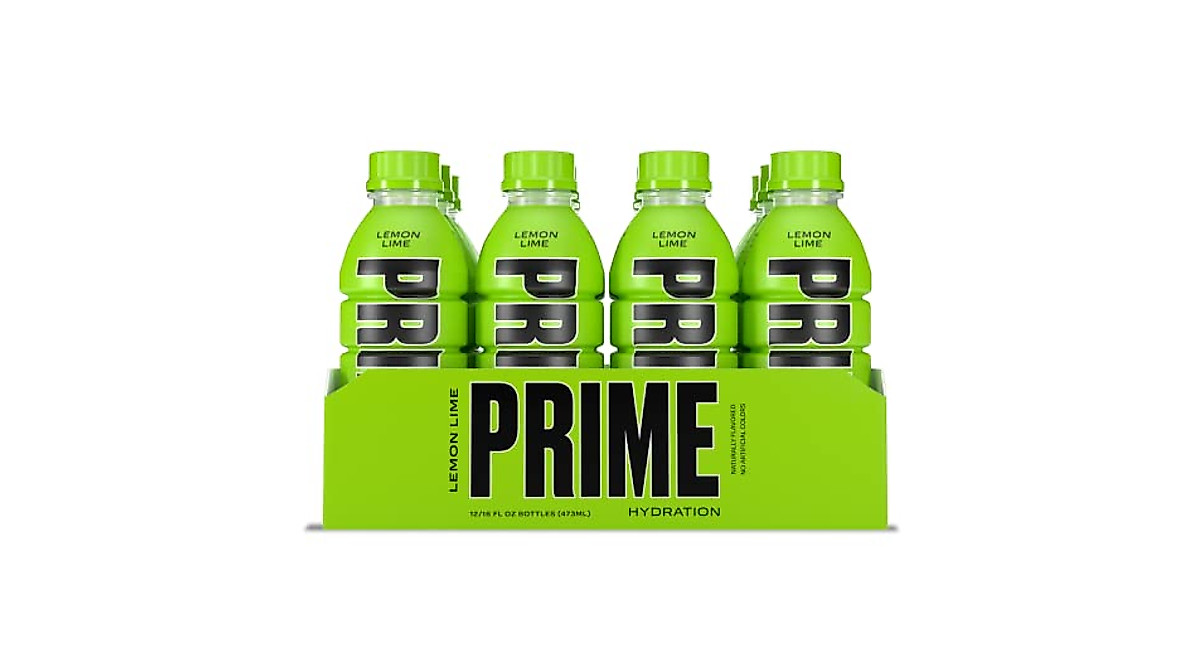 Prime Hydration Lemon Lime Sports Drink – Zero Sugar, Replenishes Hydration
