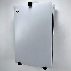 3D Cabin PS5 Wall Mount Wall Bracket Holder Stand for Play Station 5 Disc Triple Support Any Orientation Black Left