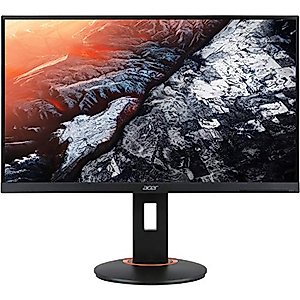 Acer XF250Q Cbmiiprx 24.5" Full HD (1920 x 1080) Zero Frame TN Gaming AMD FreeSync Compatible Monitor - 1ms | 240Hz Refresh (Display, HDMI 2.0, HDMI 1.4 Ports), Black