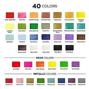 Chalkola Ultimate Bundle: 10 Dot Markers for kIds + 40 Acrylic Paint Markers (3mm)