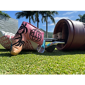 Studio Crafted 64 Impala Miami Golf Square Mallet Putter Cover Magnetic (Blade Putter Cover)