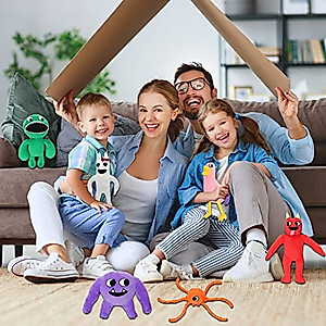 SALACICI Garten of Banban Plush, Garden of Ban Ban Jumbo Josh Plush, Opila Bird Plushies, Monster Horror Stuffed Figure Dolls, Suitable for Gifts to Fans and Friends(6PCS)