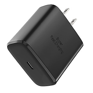 USB C Charger Block 45W PD Super Fast Charger Type C Plug Wall Adapter Quick Charging for Samsung Galaxy S24/S24 Ultra/S23/S23 Plus/S22/S21/iPhone 14/15/ iPad/iPad Pro/Tablet/Watch-1Pack