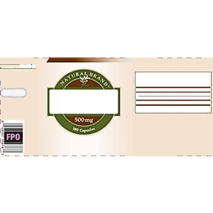 GNC Natural Brand Psyllium Seed Husk 500mg, 180 Capsules, Supports Digestive Health