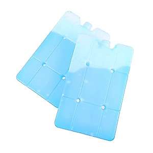 CLISPEED 2pcs Cooler Box Ice Cooler Case Reusable Cold Compress Ice Lunch Reusable Ice Bag Ice Case Freezer Disposable Cooler Food Containers Ice Container Hdpe Cooling Box Portable