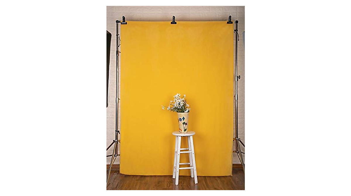Kate 6x9ft Yellow Backdrop for Studio & Portrait Photography