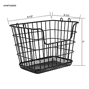 Neat-O Mini Stylish Storage Wire Metal Handle Basket Organizer