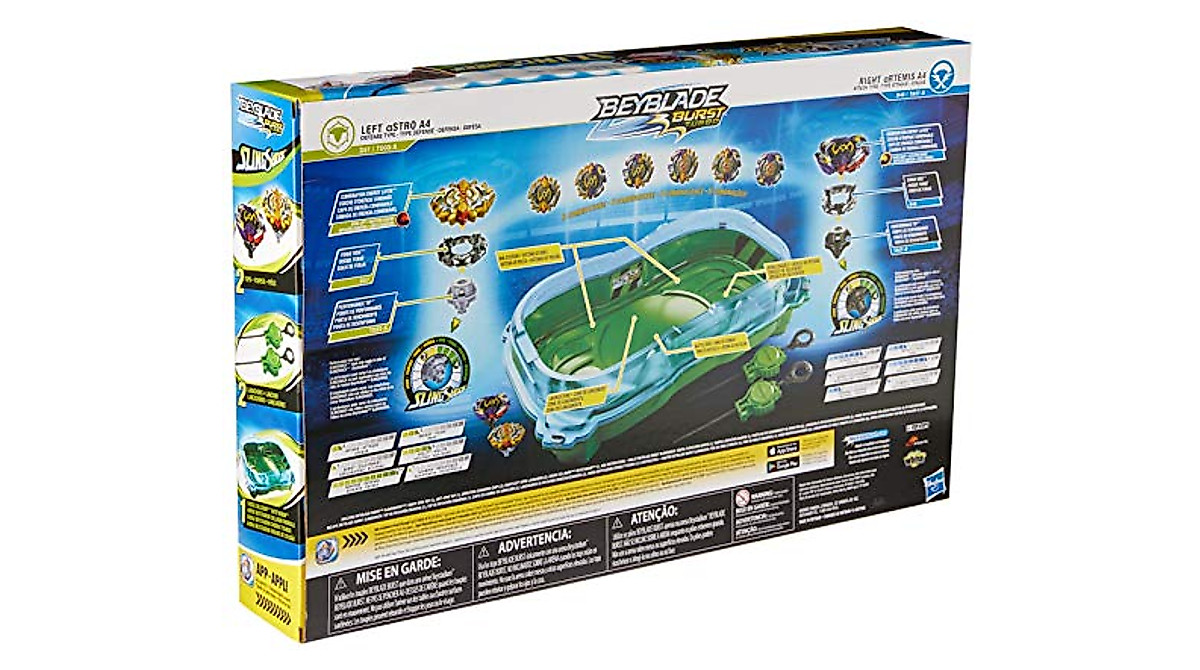 Beyblade Burst Turbo Slingshock Battle Set - Let It Rip!