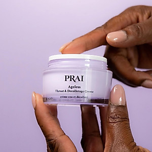 PRAI Neck Creme for Tightening & Firming Beauty | Neck Firming Cream That Boosts Elasticity | Cruelty & Paraben-Free Vegan Neck Tightening Cream | Neck and Chest Firming Cream With Hyaluronic Acid