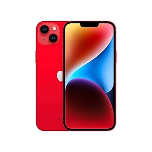 Apple iPhone 14 Plus, 256GB, (PRODUCT) Red for AT&T (Renewed)