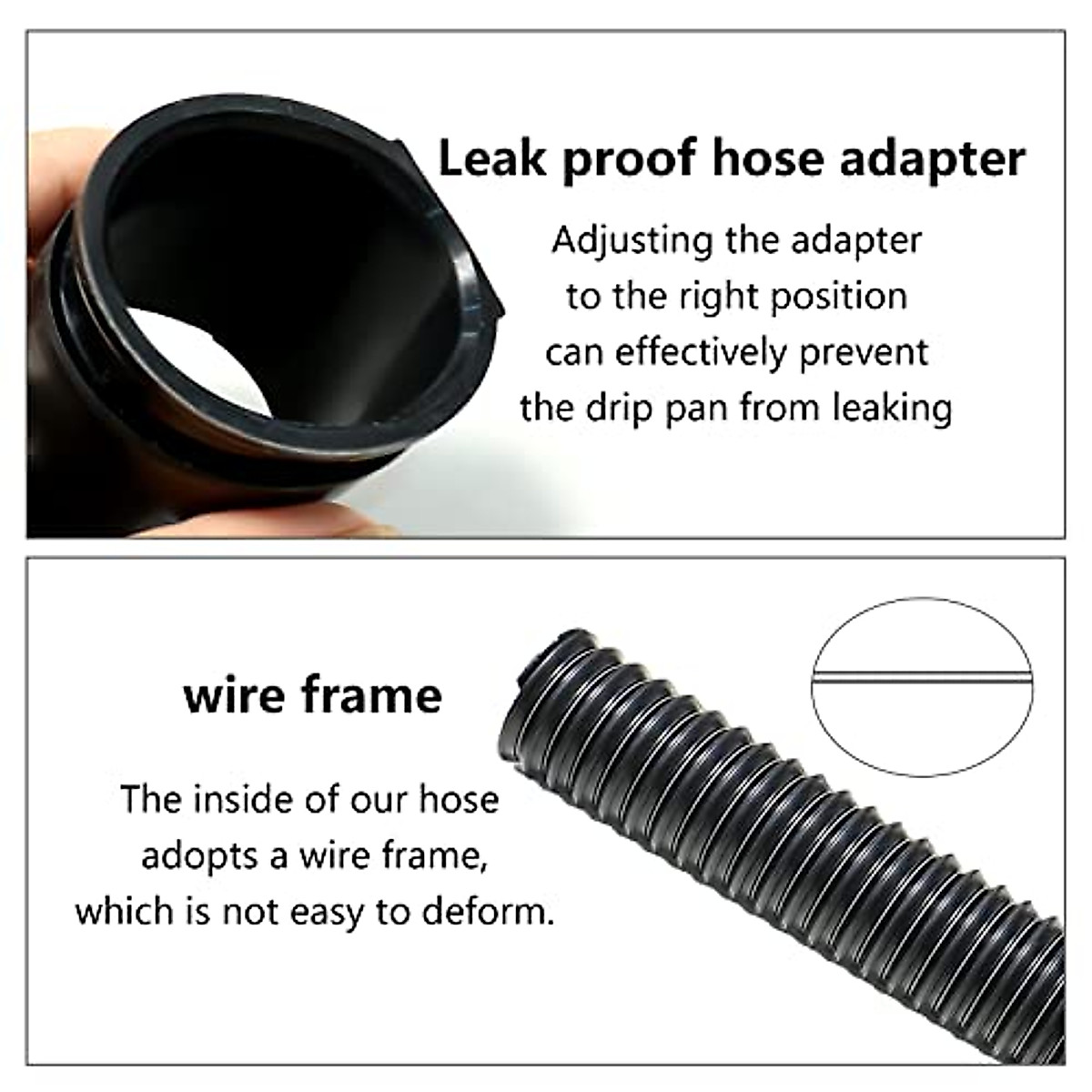 KYWYOYOU Rain Gutter Downspout Extensions Flexible, Catch Basin Downspout, Down Spout Extender, No Dig Low Profile Catch Basin Downspout Extension Kit for Cement Floor and Lawn Included.