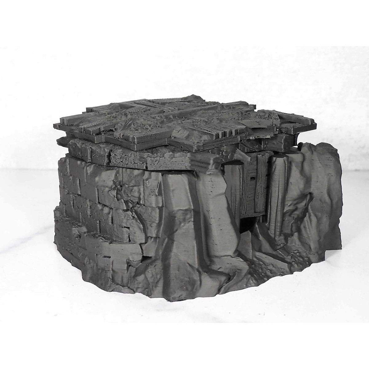 3D Printed Miniature: Badland Orc House #1 by GameScape3D