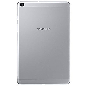 Samsung Galaxy Tab A 8.0" (2019, WiFi + 4G LTE) 32GB, 5100mAh Battery, 4G LTE Tablet GSM Unlocked SM-T295, International Model (32GB + 64GB SD Bundle, Silver) (Renewed)