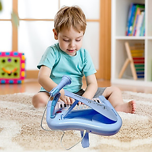 ToyVelt Toy Piano for Toddler Girls – Cute Piano for Kids with Built-in Microphone & Music Modes - Best Birthday Gifts for 3 4 5 Year Old Girls – Educational Keyboard Musical Instrument Toys