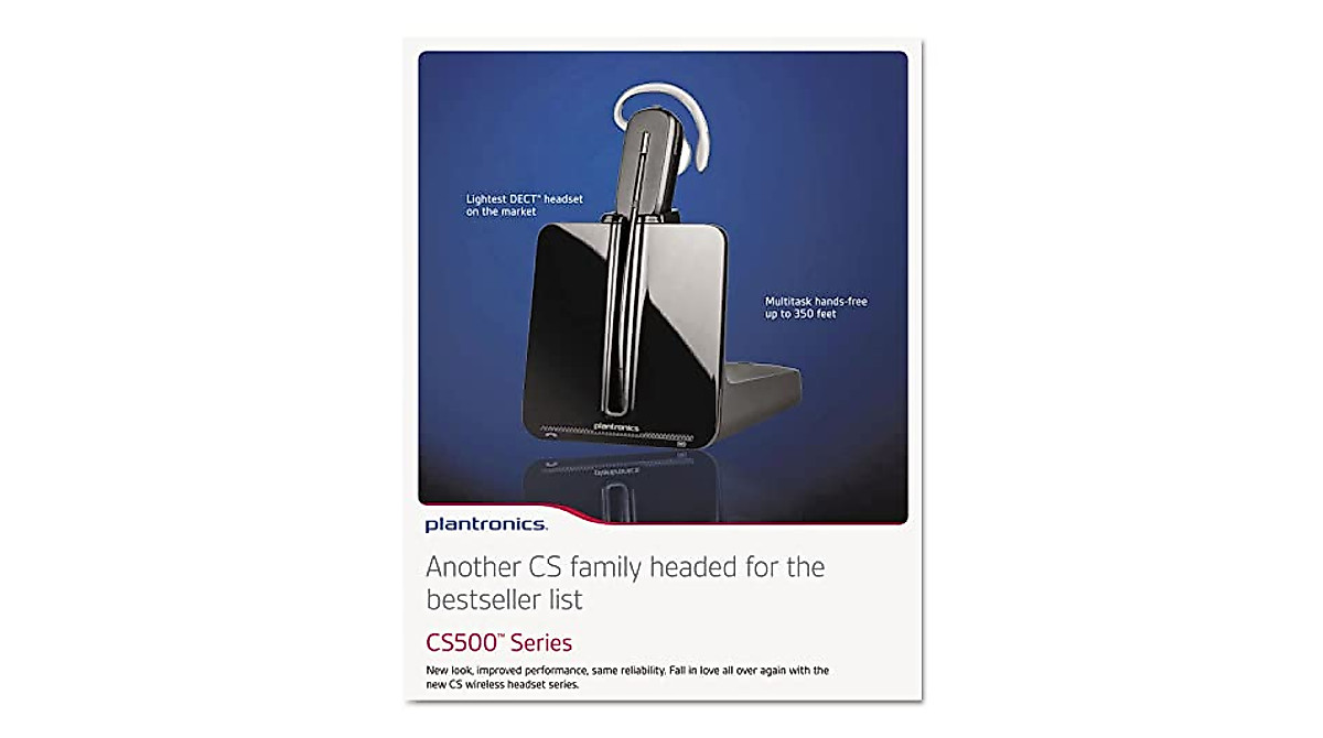 Plantronics CS540 Wireless Headset for Desk Phones | Poly