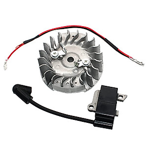 P SeekPro Ignition Coil Flywheel for Husqvarna 135 135E 135 Mark II 140 140E