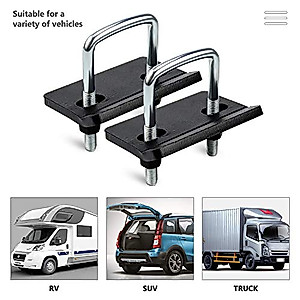 Cenipar Hitch Tightener Anti-Rattle Stabilizer for 1.25" and 2" Hitches Used in Heavy Duty Steel Trailer,Hitch Tightener Clamp Eliminating Rocking Instability(2 Packs)