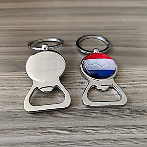 Mexican Flag Beer Bottle Opener KeyChain, Mexico Flag Keychain for Dad Papa Men Husband Birthday Gifts(Mexico)