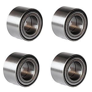 Complete Sealed Front and Rear Wheel Bearing Set - Fits 2002-Up Yamaha Kodiak Grizzly YXZ 450 550 660 700 1000