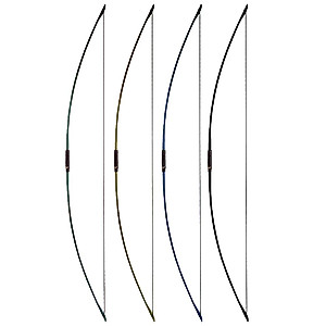 67 Inch Archery Traditional Longbow 25-120lbs Recurve Bow Hunting English Longbow for Right Hand Left Hand Adult Outdoor Sports (black, 100 Lbs)