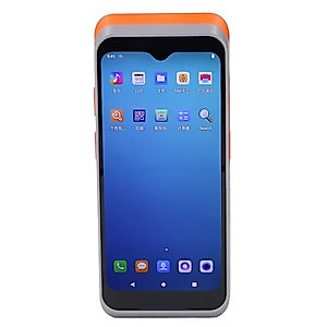 Cryfokt Receipt Printer, Portable Printer with 6.2 Inch Touch Screen Multifunctional 2GB RAM 16GB ROM for Retail Stores