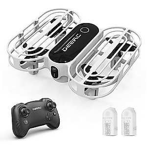 DEERC D11 Drone for Kids, Kids Drone with Circle Fly, 3D Flips, 3 Speeds, and 2 Rechargeable Batteries for 16 mins, Gifts Toys for Boys and Girls
